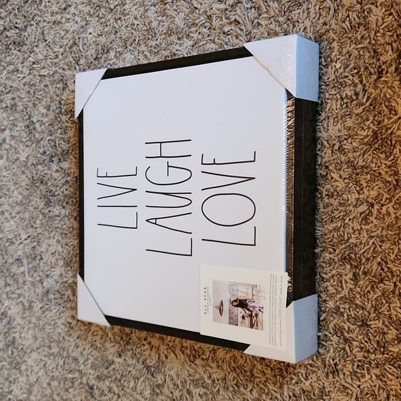 Rae Dunn | Accents | Rae Dunn Live Laugh Love Wood Frame Canvas | Poshmark